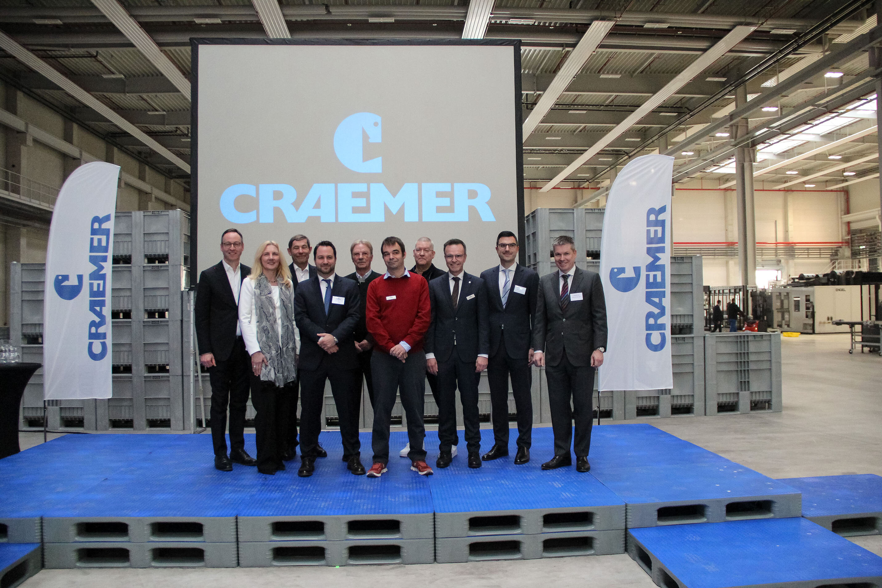 New mordern plastic incejtion-moulding plant inaugurated